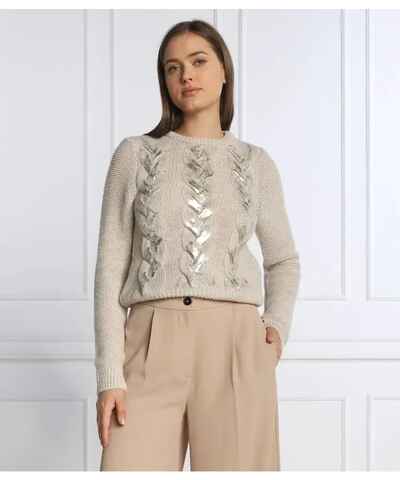 Vilnoniai, raštuoti, pasteliniai klasikiniai moteriški megztiniai su ...