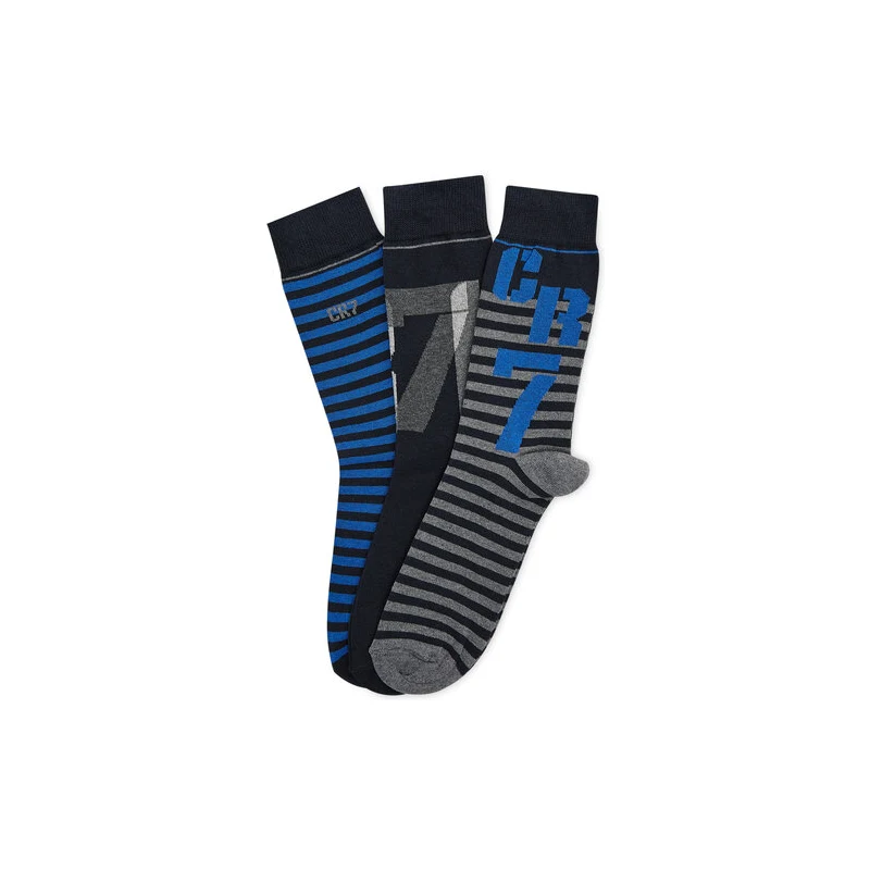 Rinkinys: 10 porų aukštų vyriškų kojinių Cristiano Ronaldo CR7 - GLAMI.lt