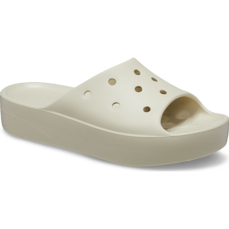 Crocs Classic Platform Slide Bone - GLAMI.lt