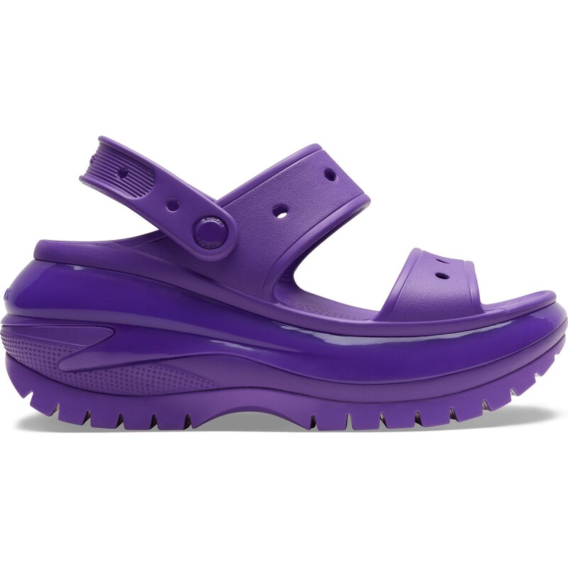 Crocs Classic Mega Crush Sandal Neon Purple - GLAMI.lt