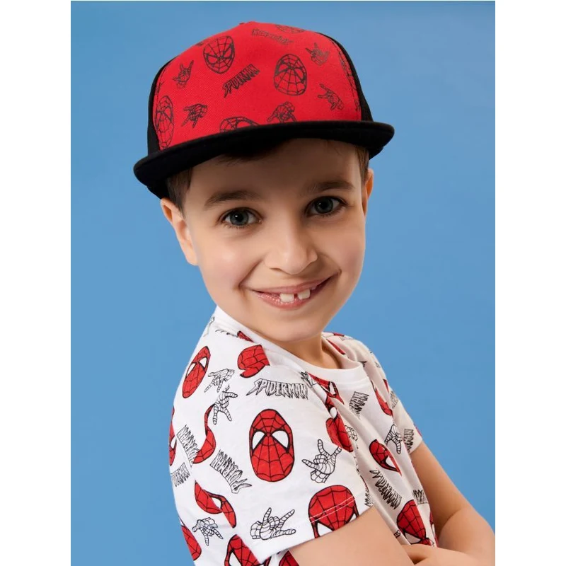 Sinsay - Kepuraitė su snapeliu Spider-Man - juoda - GLAMI.lt