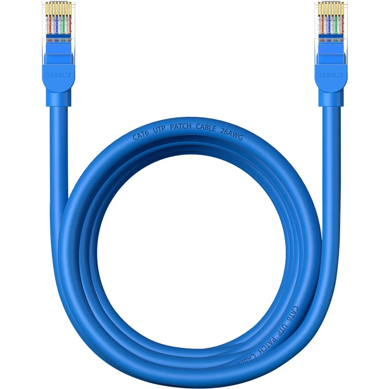 Baseus didelės spartos Cat 6 RJ-45 1000Mb/s eterneto kabelis 3 m ...