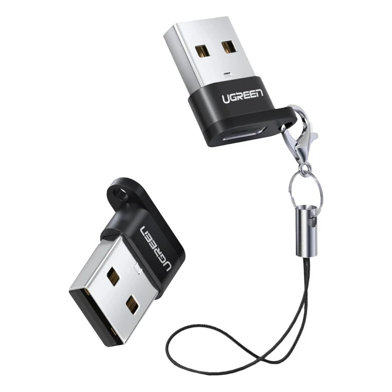 UGREEN USB C (moteriška) - USB (vyriška) jungtis US280 - juoda ...
